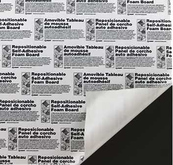 White Self Adhesive Foam Board - Any Size You Want - Pack of 12 ...